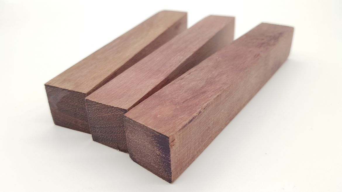 Penblank Amaranth 22mm x 22mm x 140mm - Holz4Design