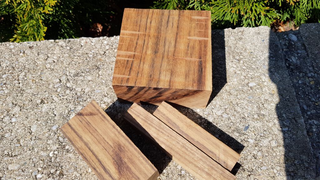 Amazakoue Holz für Rasierset 4 teilig, kurz - Holz4Design